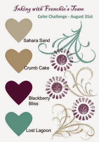 Color Challenge with Frenchie's Team - Frenchie Stamps