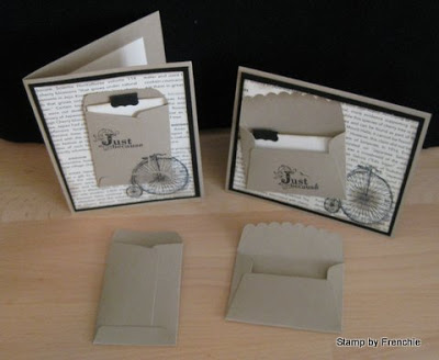 Scallop Envelope Die on the long way - Frenchie Stamps