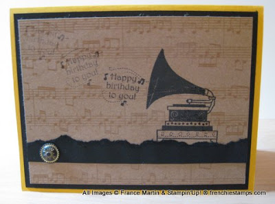 Frenchie Masculine Monday, Stampin'Up! special, Free Kit - Frenchie Stamps