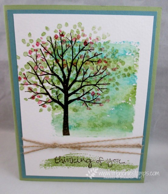 Sheltering Tree with Clear Block - Frenchie Stamps
