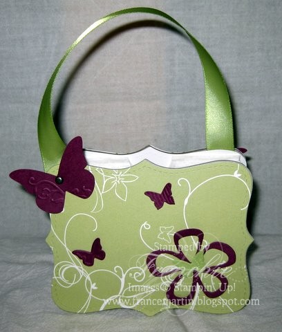 Note card Purse! - Frenchie Stamps