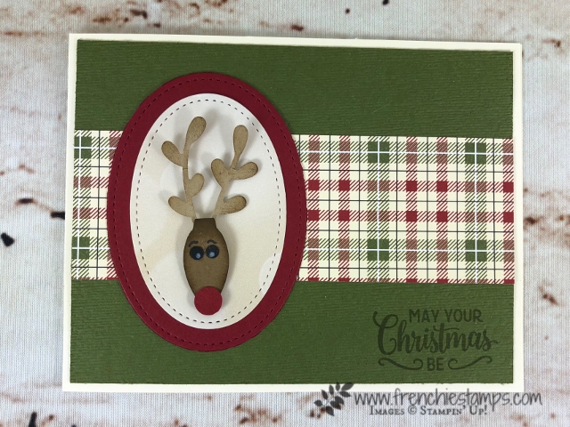 How to make a Punch art Reindeer - Frenchie Stamps