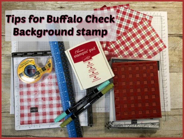 Tips and more for the Buffalo Check - Frenchie Stamps