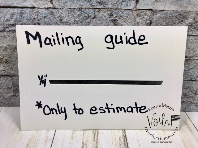 Tip to mail handmade greeting cards - Frenchie Stamps