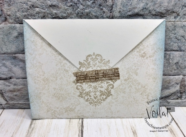 All In One Envelope and Card - Frenchie Stamps
