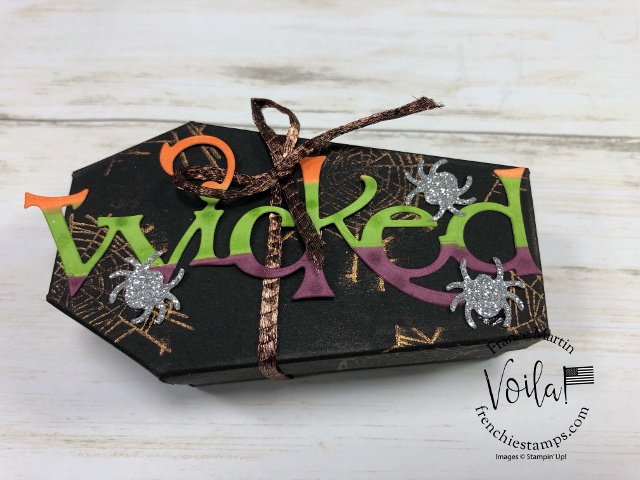 Halloween Wicked Coffin Treat Boxes - Frenchie Stamps