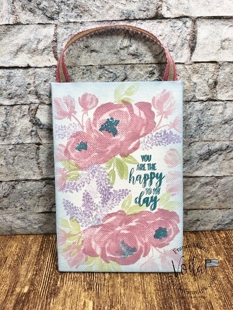 How to Stamp On Canvas - Frenchie Stamps
