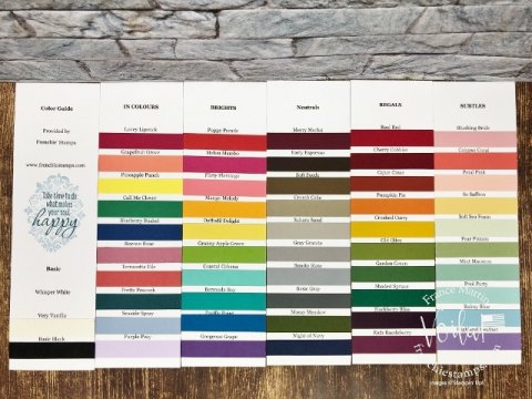 Stampin'Up! Color Swatches - Frenchie Stamps