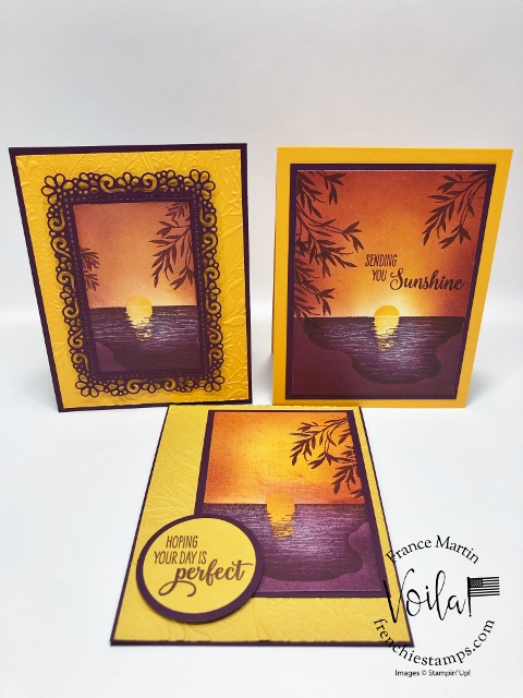 Sending Sunshine Simple Sunset With Distinktive Stamp Set - Frenchie Stamps