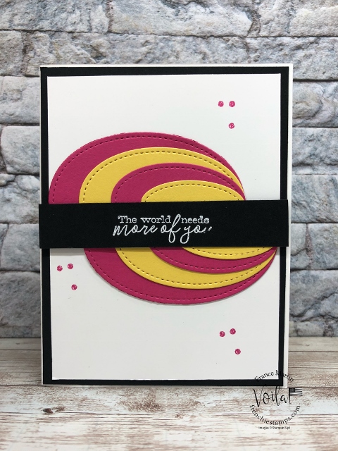 Split Shapes Fun Illusion - Frenchie Stamps