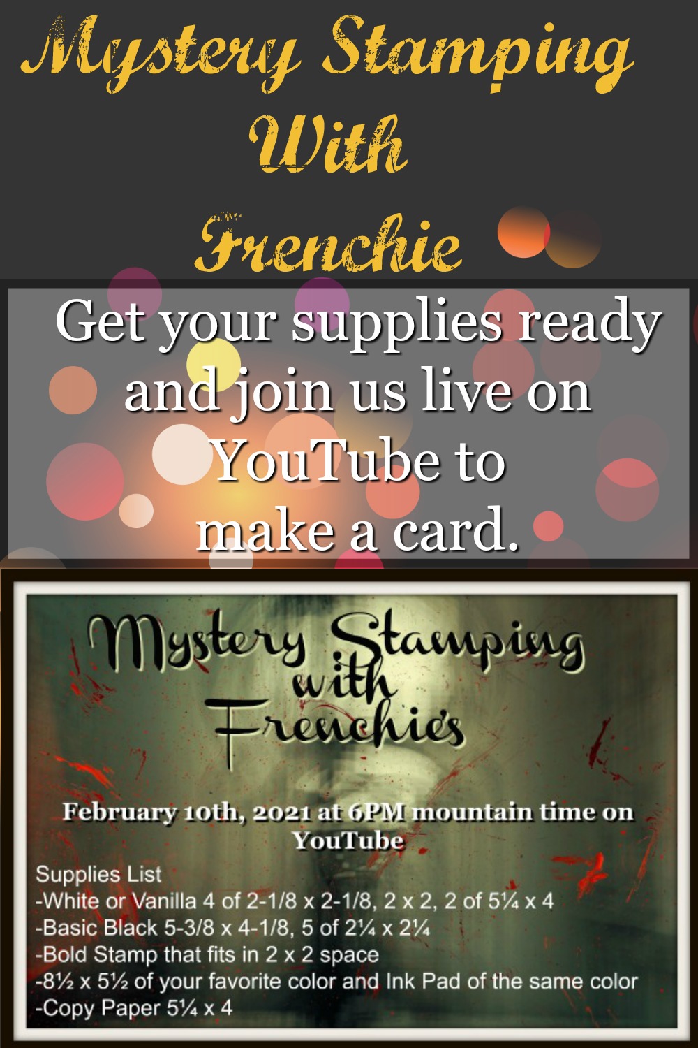 Mystery Stamping with Frenchie - Frenchie Stamps