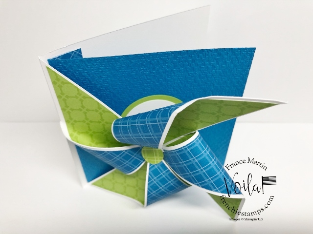 Fun Fold Pinwheel Card - Frenchie Stamps
