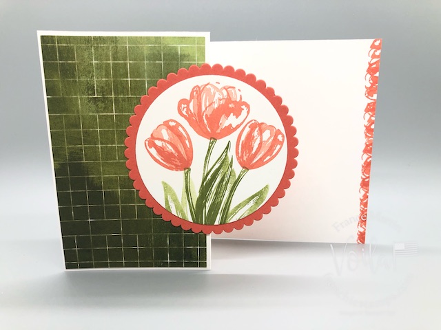 Tip To Two-Step Stamping With The Flowering Tulips - Frenchie Stamps
