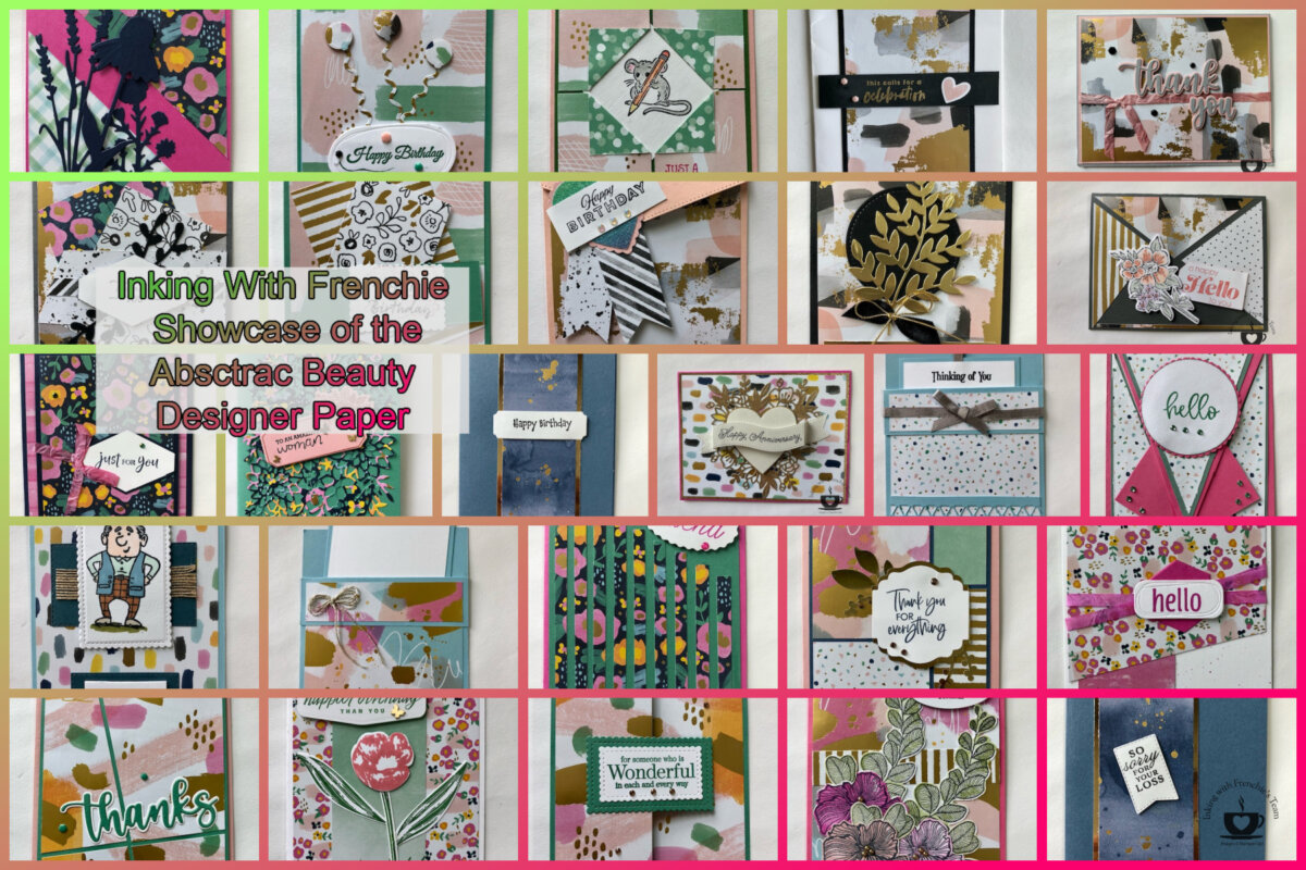 Abstract Beauty Showcase With Inking With Frenchie's Team - Frenchie Stamps