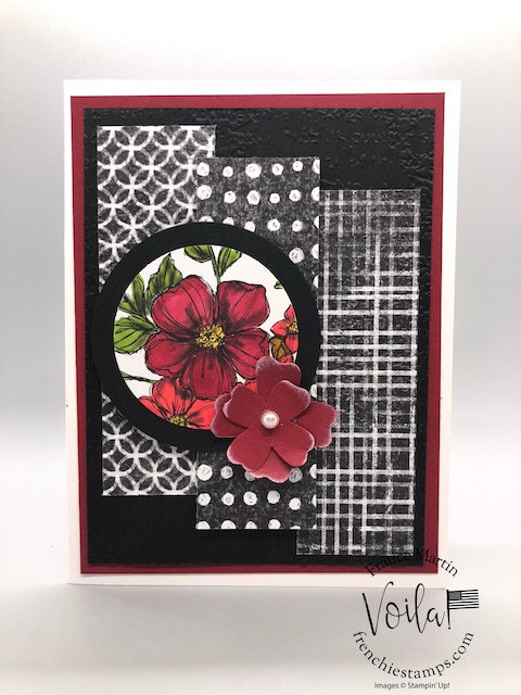 Simple Panel Cards With Designer Paper - Frenchie Stamps