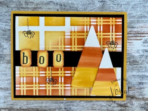 Paper Candy Corn For Greeting Cards - Frenchie Stamps