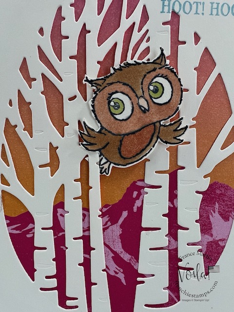 Adorable Owls With Aspen Tree Dies - Frenchie Stamps