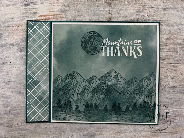 Book Binding Cards With Mountain Air And Hello Irresistible - Frenchie ...