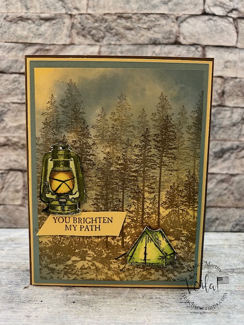 Easy Scenery With Hello Irresistible - Frenchie Stamps