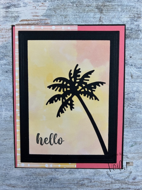 Easy Scenery With Hello Irresistible - Frenchie Stamps
