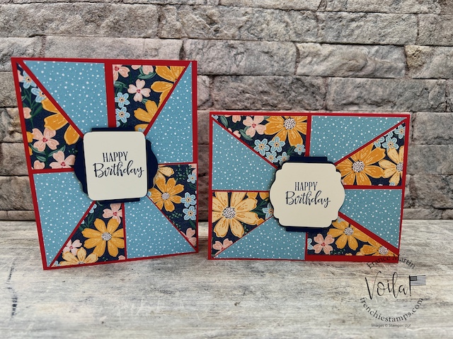 Pinwheel Quilt Mystery Cards - Frenchie Stamps