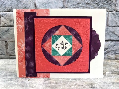 Faux Shutter With Designer Paper - Frenchie Stamps