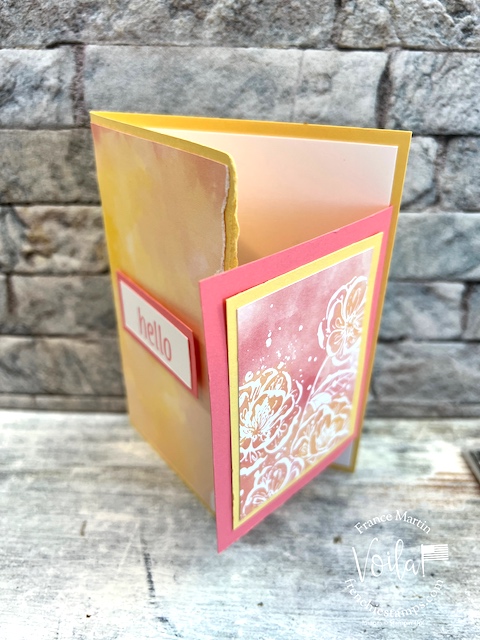 Flip Fold Card With A Perfect Layout To Showcase Designer Paper ...