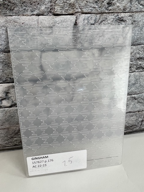 Gingham Embossing Folder - Frenchie Stamps