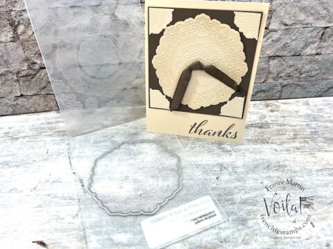 Delightful Doily Hybrid Sample and Tips - Frenchie Stamps