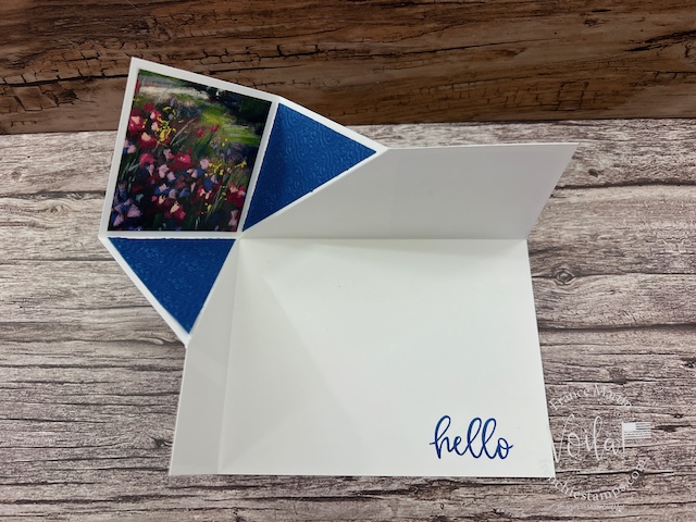 Corner Fold Over Fun Fold - Frenchie Stamps