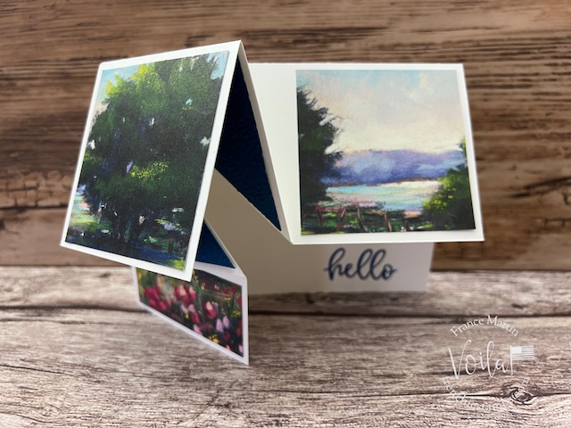 Corner Fold Over Fun Fold - Frenchie Stamps
