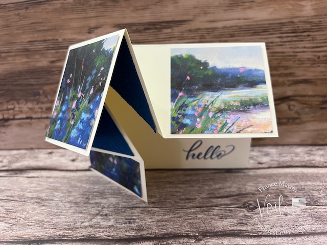 Corner Fold Over Fun Fold - Frenchie Stamps