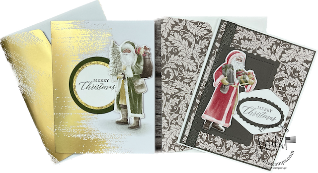 Saint Nicholas with Traditions Of St. Nick Designer Paper - Frenchie Stamps