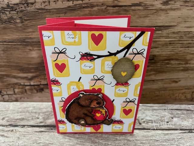 Inside Pop-Up Flip Message - Frenchie Stamps