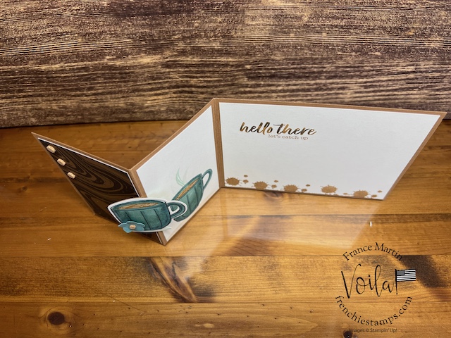 How To Make A Z Fold Card With A Flip - Frenchie Stamps