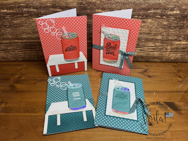 Simple Sparkling With Sweet Thoughts Cards - Frenchie Stamps