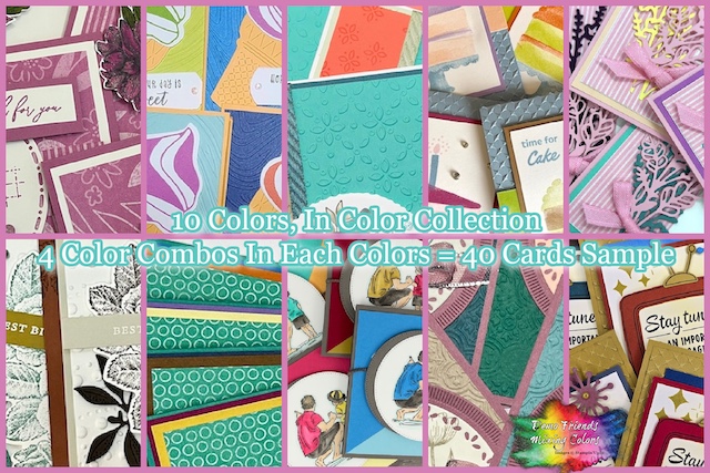 In Color Collection with 40 color combos and 40 cards for Combination ...