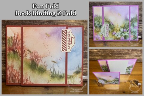 Fun Fold Book Binding Z Fold - Frenchie Stamps