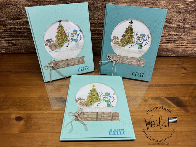 Simple Circle Shaker Cards. - Frenchie Stamps