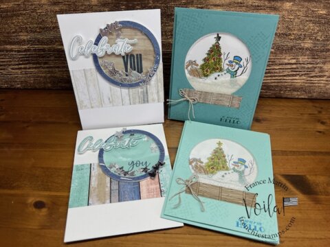 Simple Circle Shaker Cards. - Frenchie Stamps