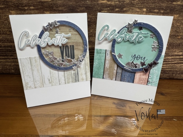 Simple Circle Shaker Cards. - Frenchie Stamps