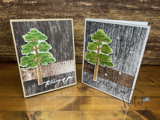 Frosted Forest Stamp Set, Dies, Mask Tip Video - Frenchie Stamps