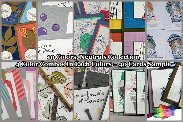 Neutrals Collection with 40 color combos and 40 cards for Combination ...