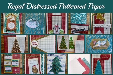 Cards with Regal Distressed Patterns Showcase with Frenchie's ...