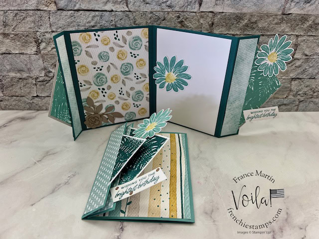 Fun Fold with Triangle Flaps - Frenchie Stamps