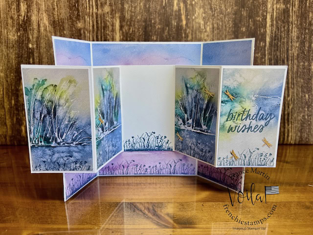 Gated Interlock Fun Fold - Frenchie Stamps