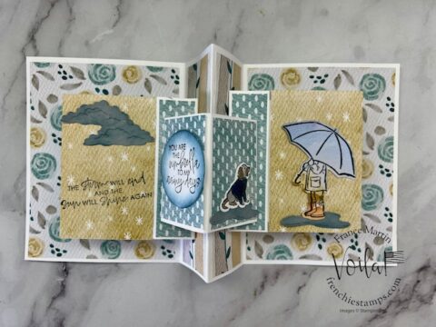 Inside Multi Levels Pop-Up Fun Fold Card - Frenchie Stamps