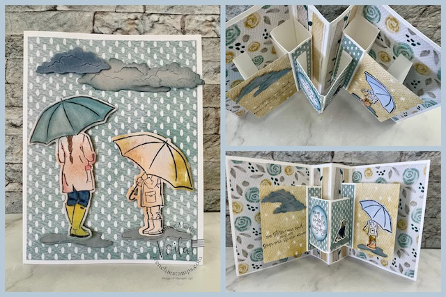 Inside Multi Levels Pop-Up Fun Fold Card - Frenchie Stamps