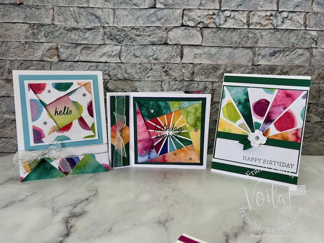 6 x 6 One Sheet Wonder 3 or 5 Card Set with Shutter Fold - Frenchie Stamps