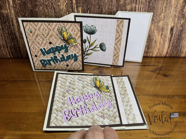 Simple and Easy Three-Step Filp-Fold Card - Frenchie Stamps